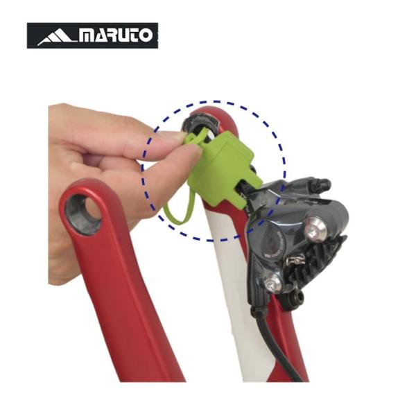 輪行時のブレーキパッドの飛び出しを防ぎます■ディスクブレーキスペーサー 2個セット■適応：ロード・MTBディスクブレーキ（油圧式・機械式）共用■材質：スペーサー/PBT、ゴム/天然ゴム■カラー：グリーン