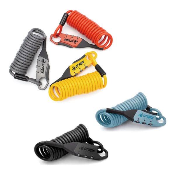 ■カラー：レッド、イエロー、グレー、インディゴブルー、ブラック■セキュリティーレベル：4■ロック方式：3桁ダイヤル■ケーブル：5mm × 1800mm　スチールワイヤー■ヘッドサイズ：121 × 29 × 11mm■重量：148g■JAN：...