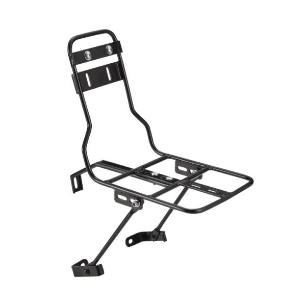 小さいサイズの自転車でもレバーなどに干渉せずに取付できるフロントキャリア■カラー：ブラック■最大積載重量：3kg■取付可能車種：SETTER8.0、GRIND8.0、CITYROAM8.0、CITYROAM9.0■直取付可能カゴ：MULTI...