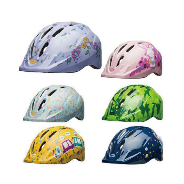 ■カラー：ライトパープルビーズ、ピンクバニー、ミントレインボーグリーンカモサウルス、イエローカーズ、ダークブループラネット■サイズ：XS/S（48-54cm）210gM/L（52-56cm）250g■ベンチレーション：10■安全規格：CE ...