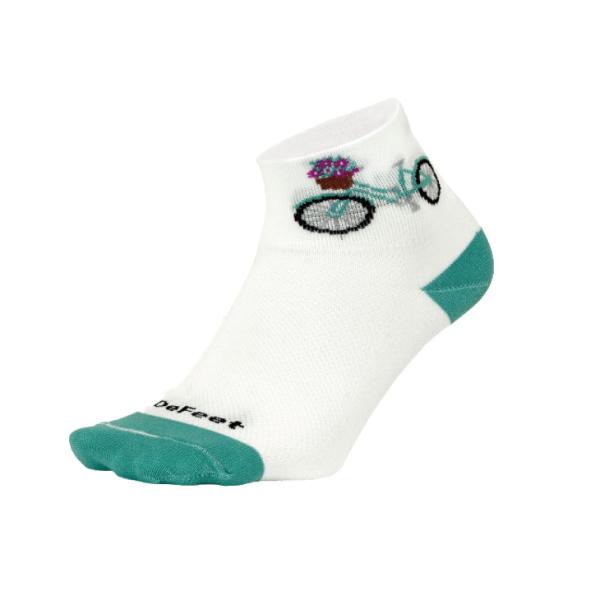 ■カラー：Market Bike White/Teal■素材：60% ナイロン39% リサイクルポリエステル1% ポリウレタン■サイズ：S（23-24.5cm）M（25-27cm）■カフ長：2インチ