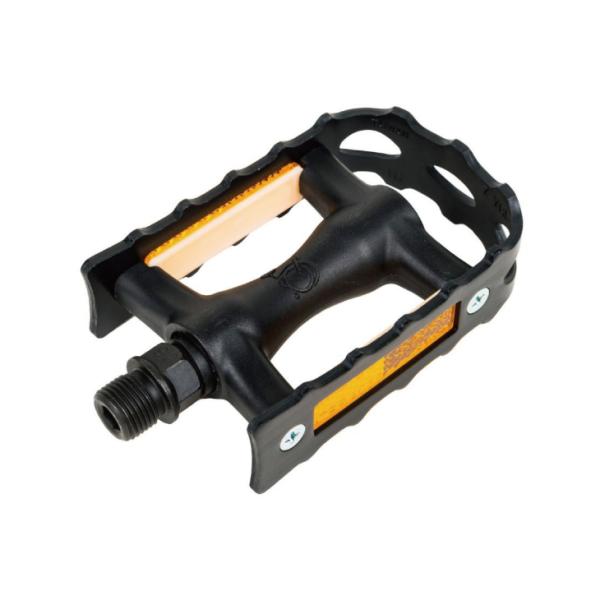 ■右用ペダル■カラー：ブラック■重量：約250g■素材：スチール、アルミニウム、プラスチック■側面リフレクター■互換性：A/C/Pライン、C/Pエレクトリックライン ■15mmスパナ装備■CODE：Q100030■JAN：505309900...