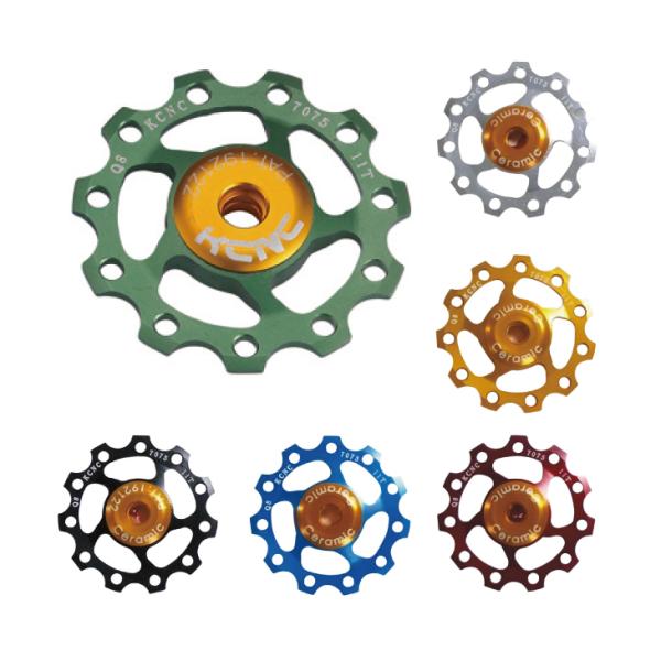 ■1個入り■カラー：シルバー、ブラック、ゴールド、レッド、ブルー、グリーン■歯数：11T■材質：CNC切削7075アルミ合金■ベアリング：セラミック■仕様：プーリー 9S/10S/11S■適合：SHIMANO、CAMPAGNOLO、SRAM...