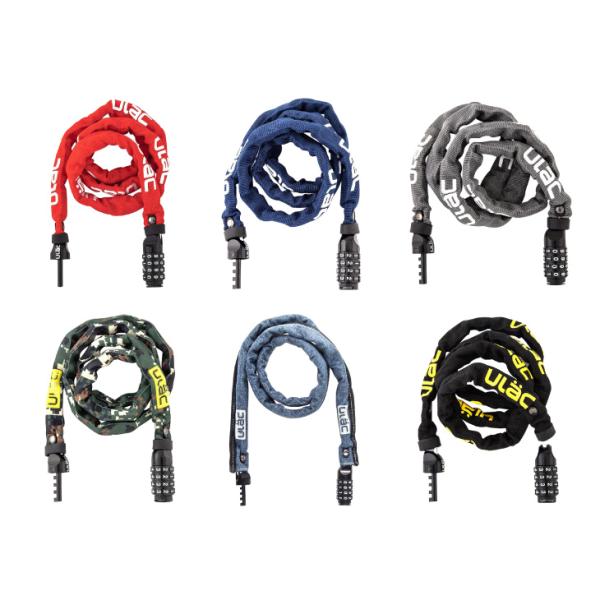 ■カラー：レッド、ネイビー、グレー、カモフラージュ、ジーンズ、ブラック■太さ：4mm■長さ：120cm■重量：約413g■モノコンボチェーンロック■商品コード(NO)：　レッド　【00068156】　ネイビー【00068157】　グレー　【...