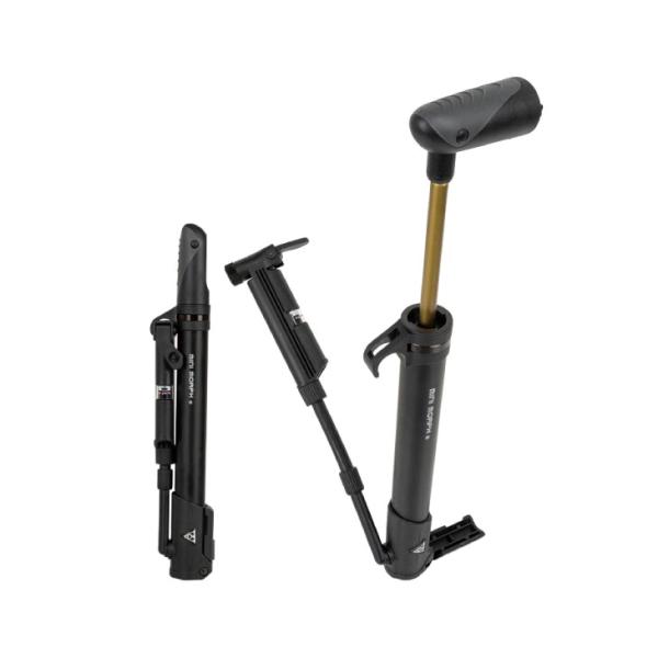 ■カラー：ブラック■仏式／米式に組替えできる口金■最大140psiまで測れるインライン ゲージ付■最大160psiまで充填可能■1ストロークの空気量 : 52cc■加圧しやすいT型ハンドル■アルミ合金 シリンダー■360°回転できるホース ...