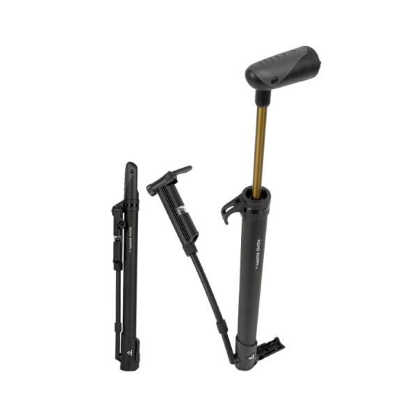 ■カラー：ブラック■仏式／米式に組替えできる口金■最大140psiまで測れるインライン ゲージ付■最大160psiまで充填可能■1ストロークの空気量 : 82cc■加圧しやすいT型ハンドル■アルミ合金 シリンダー■360°回転できるホース ...