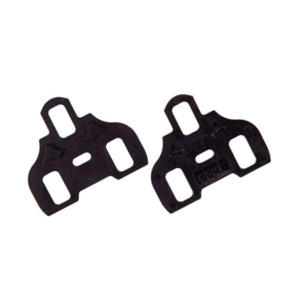 LOOK フラットソールスペーサーソールのアールが大きいシューズに対応して、クリートの反りを補正する1.5mm厚のスペーサー。