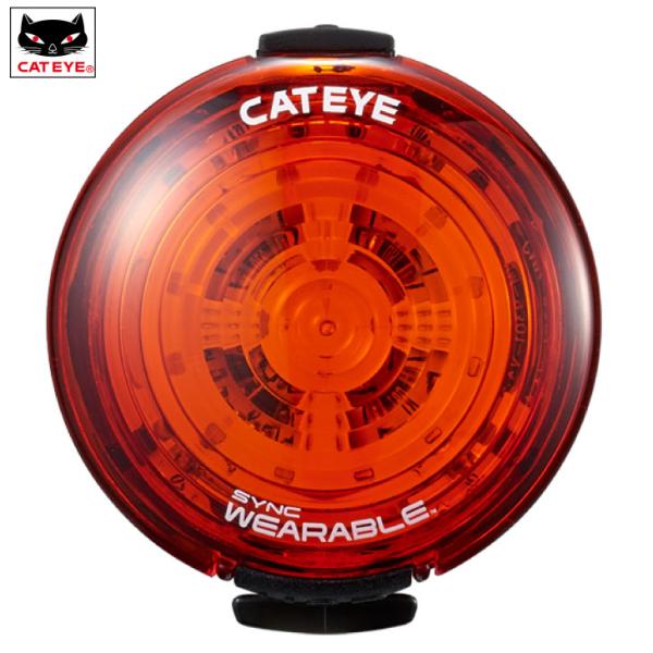 CATEYE SYNC WEARABLE SL-NW100ライト同士がつながり連動するCatEyeSYNC対応モデル自転車以外にも取付可能なウェアラブルセーフティライト