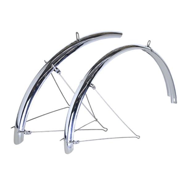 ■カラー：ミラーシルバー■サイズ：　20インチ(406/451)×幅35mm、26インチ×幅45mm　700C×幅35mm、700C×幅45mm■付属品（各サイズ共通）　・M6×60：1本（アルミフォーククラウン用）　・M6×45：1本（ス...