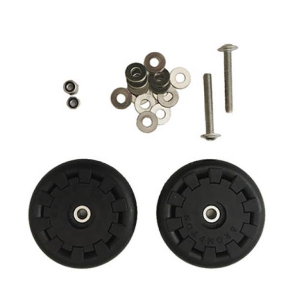 ■寸法：直径60mm■重量：約122g■素材：カートリッジベアリング付きプラスチック成形ホイール■互換性：2016年以前に製造されたリアラックに適合■コード：QEZW-M5■JAN：5053099003297