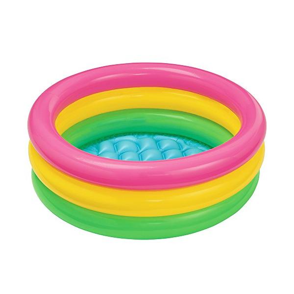 ★かわいい水遊びプールで大喜び♪□　仕様　□サイズ：86×25センチ※サイズは空気を入れる前のサイズになります対象：1〜3歳材質：塩化ビニール樹脂(ノンフタル)※開封時には素材独特の臭いがする場合があります。　数日で自然と消えてまいりますの...