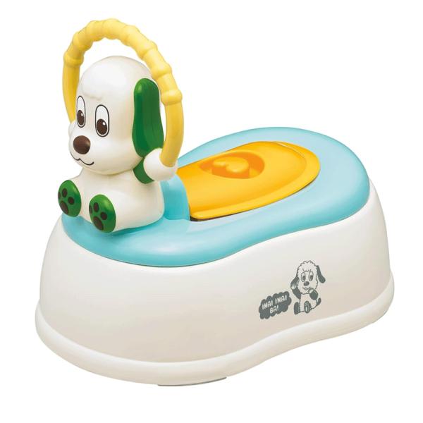 〜いないいないばあの人気キャラクター　　「ワンワン」と一緒に楽しくトイレトレーニング！〜★成長に合わせて3STEPで使えるおまるです。★おまるが補助便座やステップになります。□　仕様　□サイズ：おまる　W430×D300mm×H370mm（...