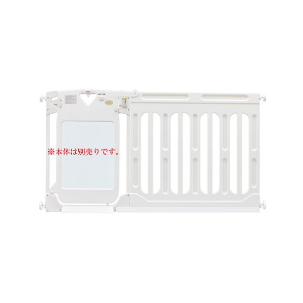 ◆このワイドパネルXLをスマートゲイト プレミアム クリアに追加しますと、取り付け幅163〜187cmの間口にお使いいただけます。□　ワイドパネルXL　□拡張幅：+72cm取付幅：約163〜187cmサイズ：幅107（上部96）×厚3.5×...