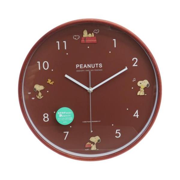 おしゃれ 置き時計 置時計 生活雑貨 家具 一人暮らし大人気[PEANUTS/SNOOPY]にまたまた可愛いnewアイテム登場こちらは落ち着いた雰囲気の[壁掛け時計]インテリアとしても合わせやすい落ち着いた雰囲気の時計です。他にも時計いろい...