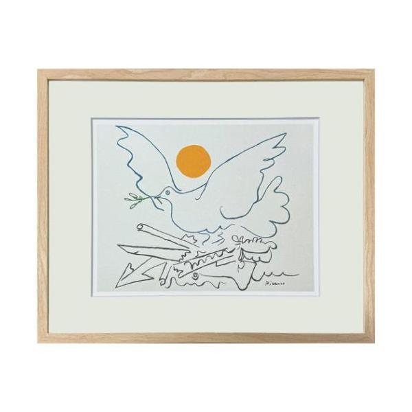 「取寄品」 お祝い ギフトに おしゃれ アート インテリア 贈り物スペインの画家、彫刻家、版画家、陶芸家、舞台デザイナー、詩人、劇作家の「パブロ ピカソ」の作品。抽象的なアートを天然木のフレームでセットしモダンインテリアの代表に仕上げました...