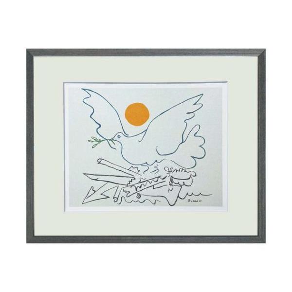 「取寄品」 お祝い ギフトに おしゃれ アート インテリア 贈り物スペインの画家、彫刻家、版画家、陶芸家、舞台デザイナー、詩人、劇作家の「パブロ ピカソ」の作品。抽象的なアートを天然木のフレームでセットしモダンインテリアの代表に仕上げました...