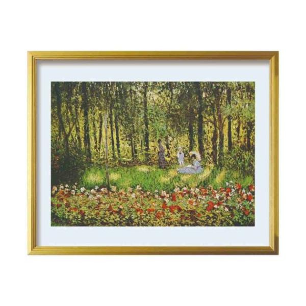 「取寄品」 お祝い ギフトに おしゃれ アート インテリア 贈り物1840年生まれ。印象派最大の巨匠のひとりクロード モネ世界の数ある名画のなかから人気の作品を集めてみました。 サイズ：約530x430x25mm 重量：1300ｇ 主要素材...