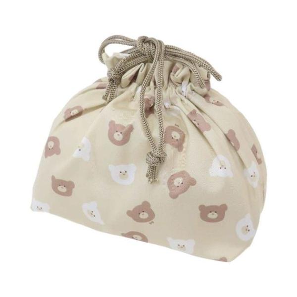 弁当 おしゃれ 生活雑貨　仕事 一人暮らし 巾着袋入学 新学期にぴったりのキュートなランチ雑貨シリーズこちらはお弁当箱を入れるのにぴったりな[マチ付きランチ巾着]広口幅でお弁当箱の出し入れに便利な巾着袋です同デザインのいろいろなランチ雑貨あ...