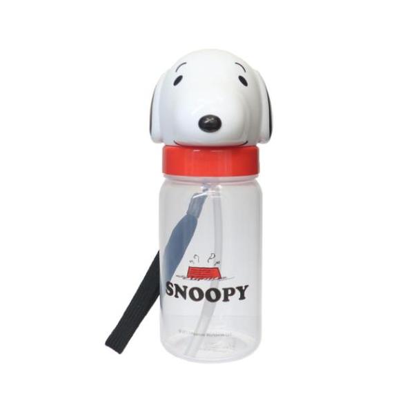 食器 おしゃれ デザイン ギフトに キッチン 一人暮らし 新居大人気[PEANUTS/SNOOPY]の可愛いランチグッズシリーズこちらは軽くてかわいい[ダイカット型ボトル]飲みやすくて、やわらかいシリコンストロー水筒のあたまの部分をクルっと...