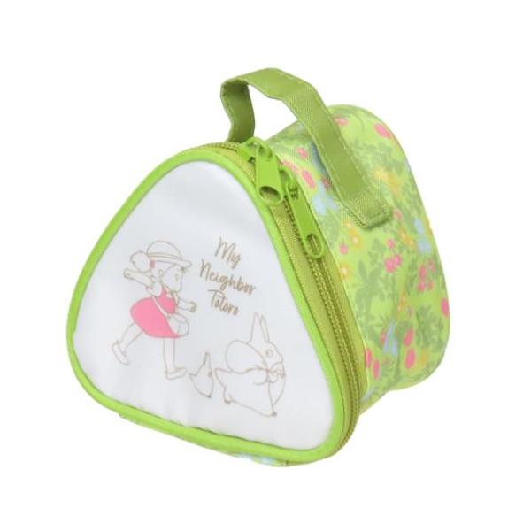 弁当 おしゃれ 生活雑貨　仕事 一人暮らし 社会人宮崎駿監督の名作[となりのトトロ]グッズにまたまた可愛いnewアイテム登場コンビニの三角おにぎり２個がそのまま丸ごとスッポリ入ります！！断熱材と内側のアルミ蒸着で保冷保温効果があります。しっ...