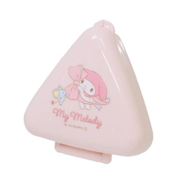 弁当 おしゃれ 生活雑貨　仕事 一人暮らし 通勤 通学大人気サンリオキャラクターのキュートなランチ雑貨シリーズこちらはとっても便利な[おにぎりケース]市販のおにぎりがそのまま丸ごと入ります残りご飯を夜食やお弁当に！電子レンジOKで使いやすい...