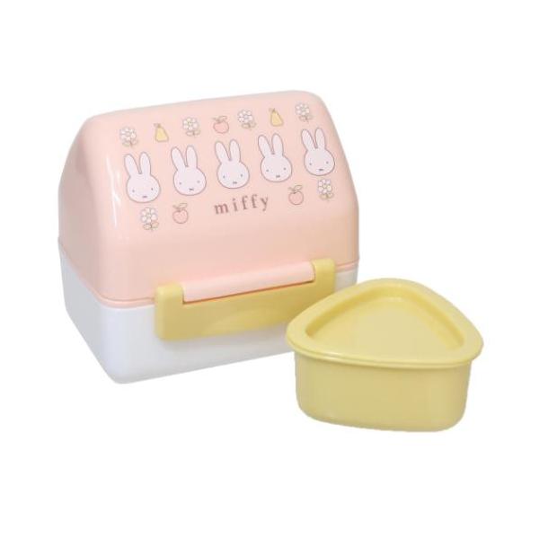 弁当 おしゃれ 生活雑貨　仕事 一人暮らし 通勤 通学ディックブルーナの人気絵本[miffy/ミッフィーちゃん]グッズにまたまた可愛いnewアイテム登場こちらはかわいい[おにぎりランチボックス]かわいいおうち型のランチボックスご飯がくっつき...