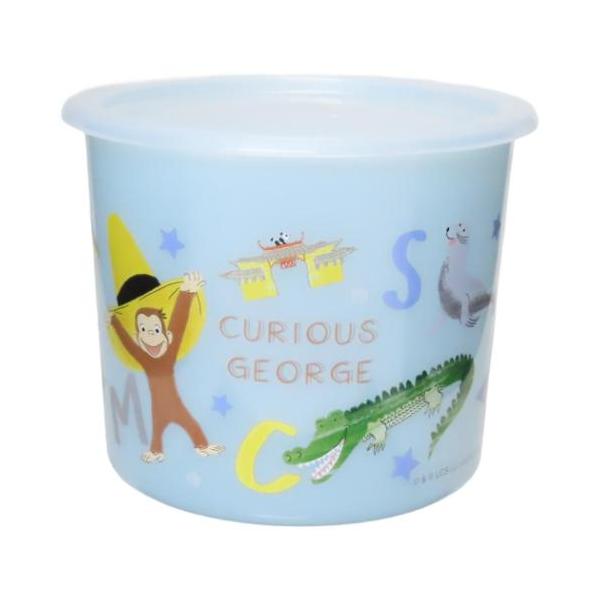 料理 一人暮らし おしゃれ キャニスター 生活雑貨世界中で愛されている人気絵本[キュリアスジョージ/おさるのジョージ]にまたまた可愛いnewアイテム登場こちらはフタの真ん中を押すと密閉度アップするワンタッチシール密閉保存容器。開けやすいフラ...