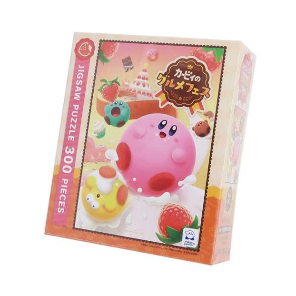 おしゃれでかわいい日用品＆インテリア雑貨みつかる大人気[星のカービィ]グッズにまたまた可愛いnewアイテム登場こちらはインテリアにもなる楽しい[ジグソーパズル]300ピースサイズのジグソーパズルはお子様や初心者でも組みやすく集めやすいサイズ...