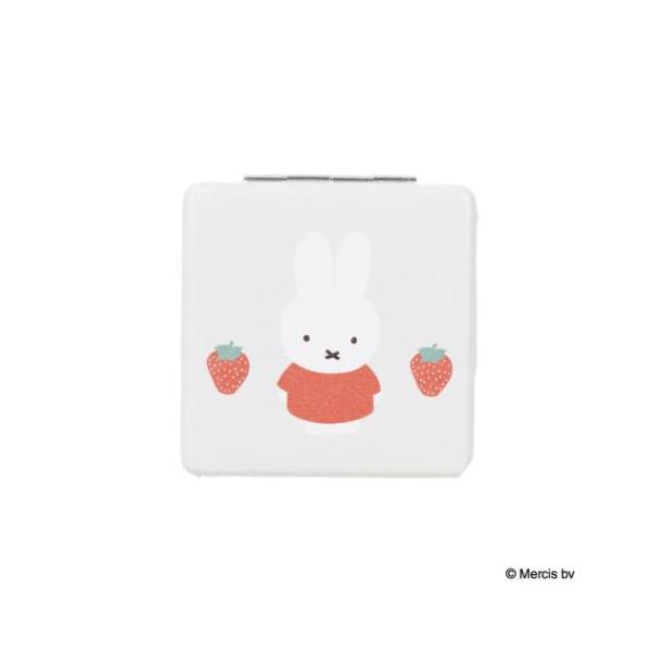 生活雑貨 おしゃれ 部屋 手鏡 お祝い ギフトに 日用雑貨ディックブルーナの人気絵本[miffy/ミッフィーちゃん]グッズにまたまた可愛いnewアイテム登場こちらはかわいい[コンパクトミラー]片面は普通サイズ、もう片面は拡大鏡（2倍）になっ...