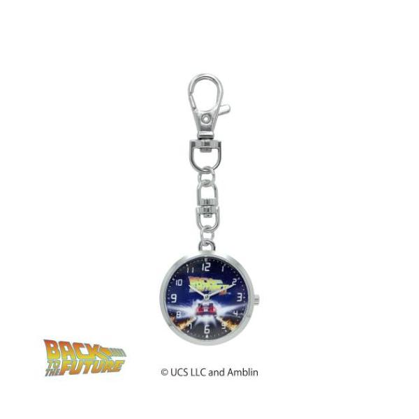 毎日使うものだからこそこだわりを 大人可愛い女性向け雑貨大ヒット映画[BACK TO THE FUTURE/バックトゥザフューチャー]のウォッチシリーズこちらは外出先でも使いやすい[キーチェーンウォッチ]バッグやポーチなど色々なところに付け...