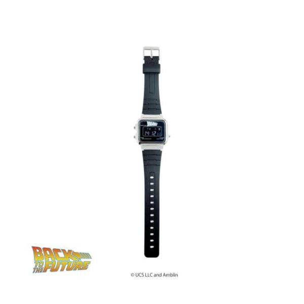 毎日使うものだからこそこだわりを 大人可愛い女性向け雑貨大ヒット映画[BACK TO THE FUTURE/バックトゥザフューチャー]のウォッチシリーズこちらは暗闇でも見やすい！バックライト付き[デジタルウォッチ]曜日、日にち、時間が一目で...