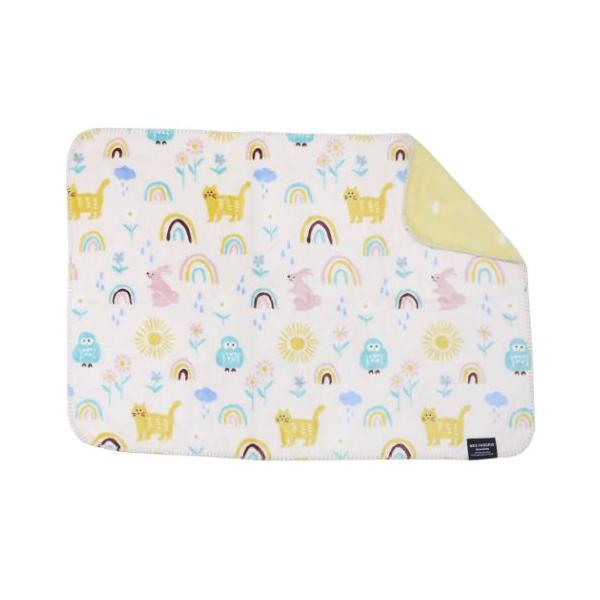 生活雑貨 寝具 ブランケット おしゃれ 一人暮らし 模様替え毎日がもっと楽しくなるキュートなウォーマー雑貨シリーズ両面のプリントがカワイイ[リバーシブルブランケット]気分によって好きな柄を使い分けてもいいねくるっと包まれば暖かくて冬も過ごし...