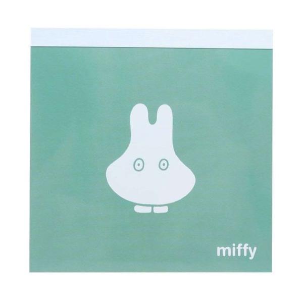 「メール便可」文具 文房具 おしゃれ 仕事 学校 社会人 メモ帳ディックブルーナの人気絵本[miffy/ミッフィーちゃん]のキュートなステーショナリーシリーズこちらは定番アイテム[スクエアメモパッド]中のメモは4柄x各25枚綴りになっていま...