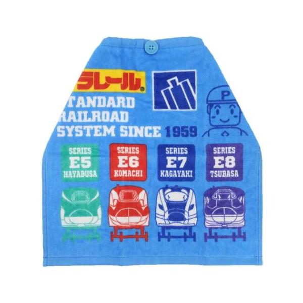 生活雑貨 おしゃれ タオル ギフトに 贈り物  プレゼント男の子大好き[プラレール]グッズにまたまた可愛いnewアイテム登場こちらは保育園や幼稚園などお出かけに便利な[おりこうタオル]ゴムとボタン付きでお手拭きはもちろん、食事の時のエプロン...