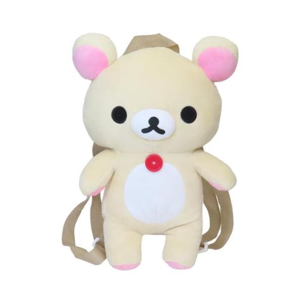 おしゃれでカワイイお気に入りの鞄やお財布で出かけようサンエックスの大人気キャラクター[リラックマ]グッズにまたまた可愛いnewアイテム登場こちらはとってもかわいい[ぬいぐるみリュック]ふわふわの手触りが気持ちイイデザインいろいろあるのでお気...