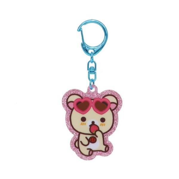 毎日使うものだからこそこだわりを 大人可愛い女性向け雑貨サンエックスの大人気キャラクター[リラックマ]グッズからまたまた可愛いnewアイテム登場こちらはグリッターがキラキラしてかわいい[アクリルキーホルダー]バッグやポーチにつけてもよし、飾...