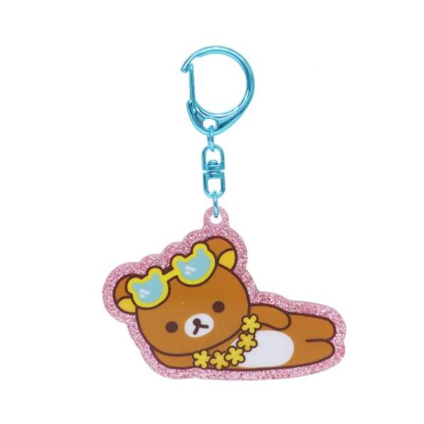 毎日使うものだからこそこだわりを 大人可愛い女性向け雑貨サンエックスの大人気キャラクター[リラックマ]グッズからまたまた可愛いnewアイテム登場こちらはグリッターがキラキラしてかわいい[アクリルキーホルダー]バッグやポーチにつけてもよし、飾...