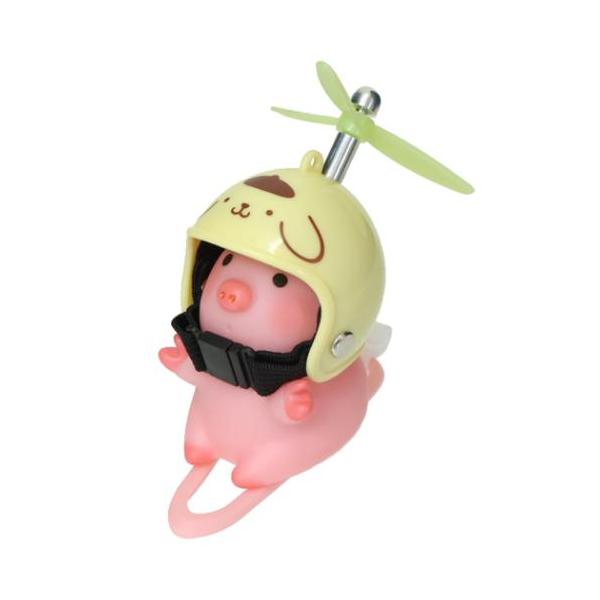 毎日使いたくなるおしゃれ雑貨＆インテリア女性向け大人気サンリオキャラクターグッズにまたまた可愛いnewアイテム登場こちらは[サイクリングマスコット]自転車のハンドルなどに付けて使ってね取り付け部分が伸びるから取り外しが簡単だよプロペラは蓄光...