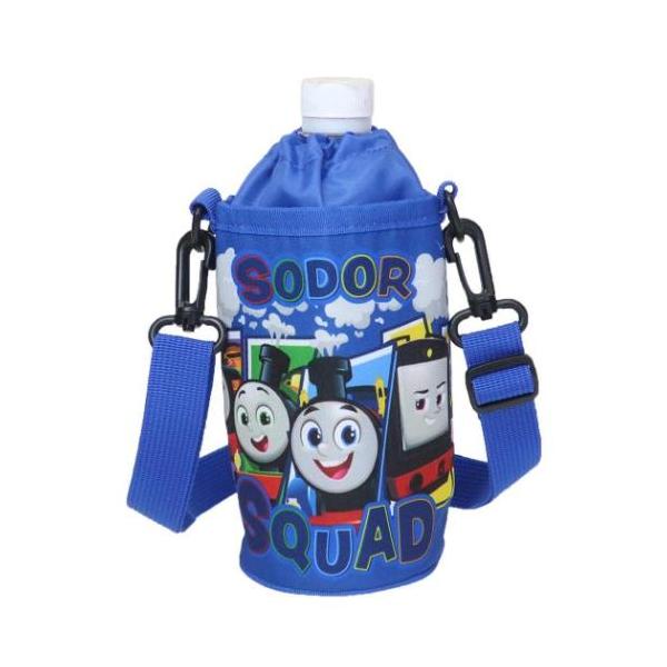 弁当 おしゃれ 生活雑貨　仕事 一人暮らし 社会人男の子大好き[きかんしゃトーマス]グッズにまたまた可愛いnewアイテム登場こちらは旅行や通勤 通学先での水分補給に大活躍の[ペットボトルホルダー]600mlペットボトルまで対応で遠足や部活と...