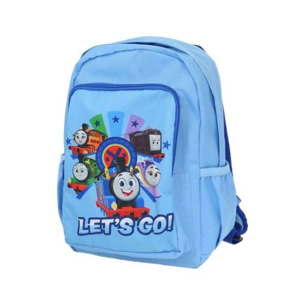 通園男の子大好き[Thomas＆Friends]のグッズにまたまた可愛いnewアイテム登場こちらは定番人気アイテム[デイパック(キッズリュック)]お菓子やおもちゃなどしっかり収納できます体にフィットするチェストベルト付きかわいい子供用リュッ...