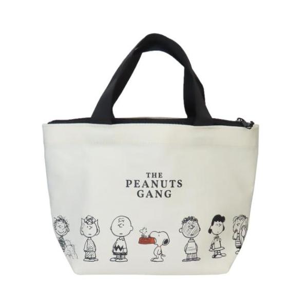 お弁当箱を持ち運ぶのに便利大人気[PEANUTS/SNOOPY]グッズにまたまた可愛いnewアイテム登場こちらは定番アイテム[保冷ランチバッグ]保冷部分はポーチになっていて取り外しができてとっても便利上部がファスナーで留められて、内側がアル...