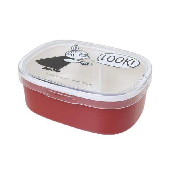弁当 おしゃれ 生活雑貨　仕事 一人暮らし 通勤 通学大人気[Moomin/ムーミン]グッズにまたまた可愛いnewアイテム登場こちらは使いやすい[ワンタッチ1段ランチボックス]フタを閉めるだけでカチッとロックしてくれます中の仕切りは自由に動...