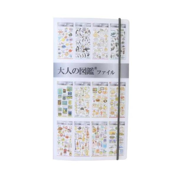 書類 整理 収納 おしゃれ 文具 文房具 仕事 ファイル大人も子供も楽しめる[大人の図鑑]グッズにまたまた可愛いnewアイテム登場こちらはかわいい[マルチファイル]ステッカーやチケットのファイリングにも便利！かわいいシール、シール帳いろいろ...