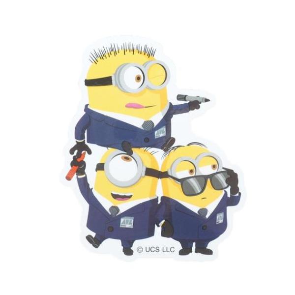 おしゃれ シール デザイン 文具 文房具 新入学 新学期2024年7月公開映画[怪盗グルーのミニオン超変身]ますます盛り上がる[MINIONS/ミニオンズ]グッズにまたまた可愛いnewアイテム登場こちらはスマホケースやPC、スーツケース、自...