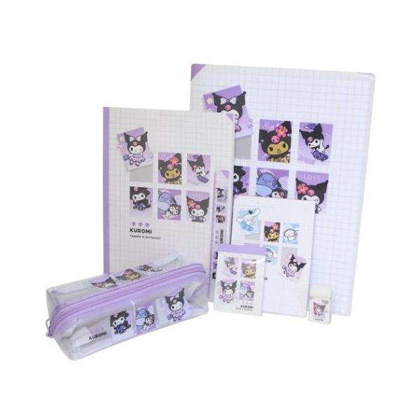 学校 文房具 文具 仕事 お道具箱 雑貨 勉強大人気サンリオキャラクターのステーショナリーシリーズこちらは大好評の文具がパックになった[文房具7点セット]まとめ買いできてプレゼントにもおすすめなセットです[セット内容]ペンポーチ/消しゴム/...