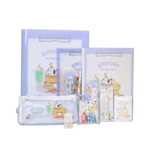 学校 文房具 文具 仕事 お道具箱 雑貨 勉強大人気[PEANUTS/SNOOPY]のステーショナリーシリーズこちらは大好評の文具がパックになった[文房具11点セット]まとめ買いできてプレゼントにもおすすめなセットです[セット内容]ペンケー...