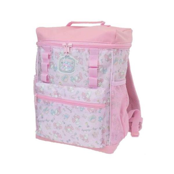 通園大人気サンリオキャラクターグッズにまたまた可愛いnewアイテム登場こちらはとってもかわいい[キッズスクエアリュック]トレンドのBOX型フォルムがおしゃれサイドのメッシュポケット、リフレクターワッペン、チェストベルトなど便利でうれしい機能...