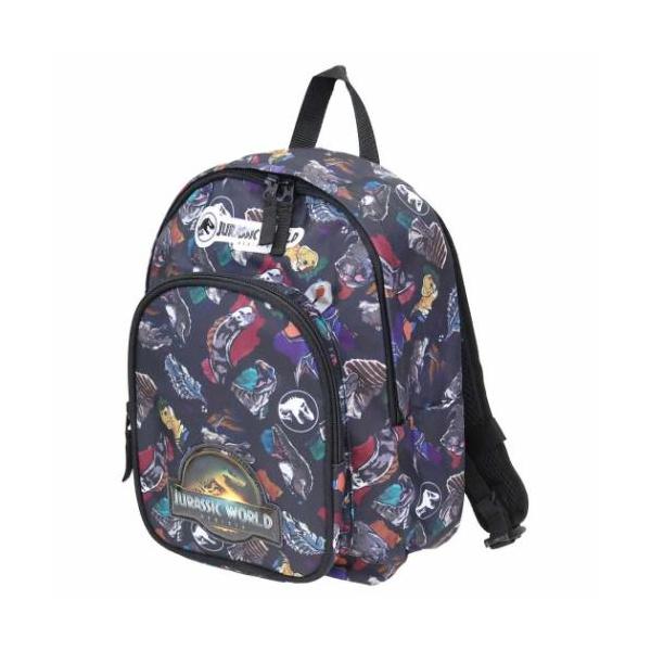 通園大人気SFアクション映画[ジュラシックワールド]グッズにまたまた可愛いnewアイテム登場こちらは使いやすい[キッズリュック]リフレクターやチェストベルトなど便利でうれしい機能もりだくさん裏面はメッシュクッション材を使用しお子様の体に優し...