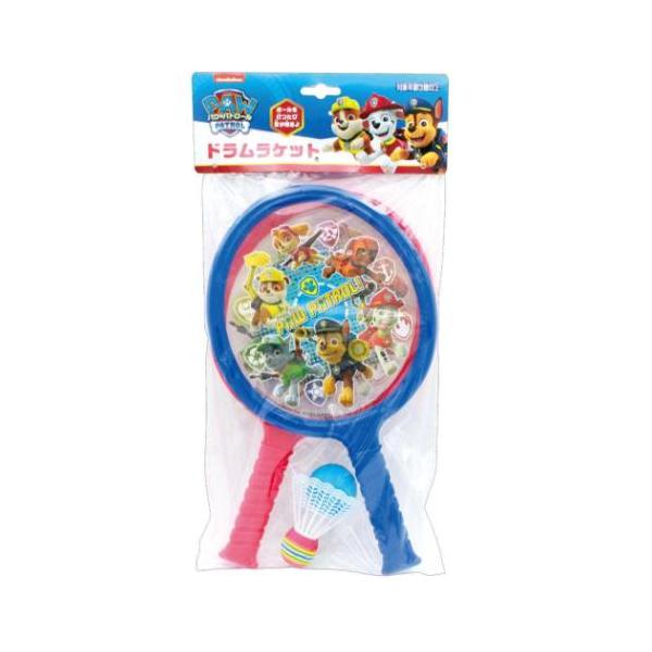 部屋に飾ってたのしいインテリア雑貨＆日用品ぜんぶ揃うニコロデオンで人気のカナダ制作の幼児向けアニメ[パウ パトロール]にまたまた可愛いnewアイテム登場こちらはキッズにおすすめ[ドラムラケット]ボンボン音が鳴って楽しめる、キャラクターラケッ...