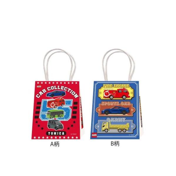 「軽減税率 」クスッと笑えるバラエティ雑貨＆便利な生活用品みつかるHAPPY VALENTINE'S DAYトミカのかわいいバレンタインギフトミニギフトバッグに俵型クランクチョコを詰め合わせた商品です。表と裏が違うデザインでかわいい！表面が...